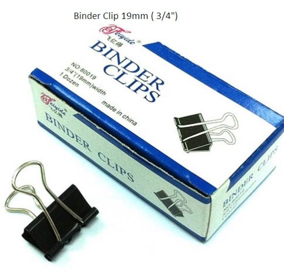 Binder clips 19mm (3/4″) – Cater Qatar